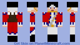Revolutionary War - British grenadier Minecraft Skin