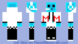 Blue Slime MAN Minecraft Skin