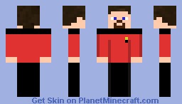 Starfleet Tactical Steve Minecraft Skin