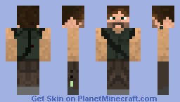 Daryl Dixon Zombie hunter Minecraft Skin
