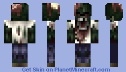 Angry Zombie 2 Minecraft Skin