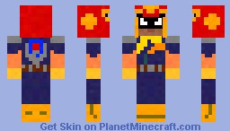 Captein falcon Minecraft Skin