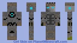 real steel atom Minecraft Skin