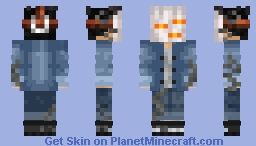 máscara de rangedor descascado Minecraft Skin