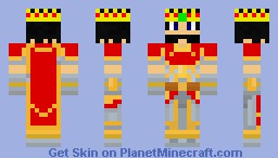 King Durn with Crown Minecraft Skin