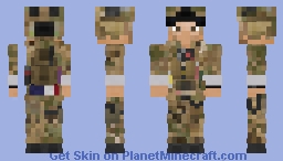 Fighter jet pilot Minecraft Skin
