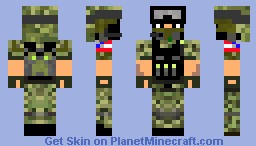 US Marine Minecraft Skin