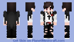 Vamp style boy (Alex model) Minecraft Skin