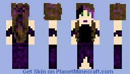 Vampire Girl Minecraft Skin