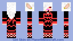 Vampire goth Minecraft Skin