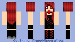 Vampire Girl Minecraft Skin