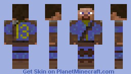 Fallout Vault 13 Suit Minecraft Skin