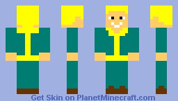 Vault Boy- Fall Out mascot Minecraft Skin