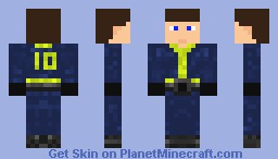Fallout 3: Vault 10 Outfit Minecraft Skin