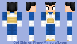 Vegeta Minecraft Skin