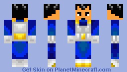 Vegeta Minecraft Skin