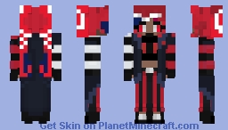 Velvette # Doll Demon # Hazbin Hotel Minecraft Skin