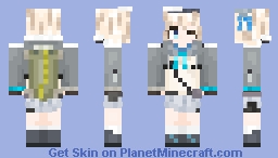 Vepley - Girls Frontline 2 Minecraft Skin