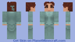 Victorian Dress 4 (in pale blue) Minecraft Skin
