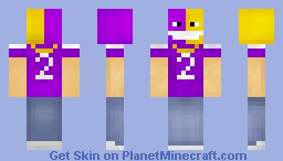 Minnesota Vikings Fan Minecraft Skin