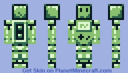 Robo Slime Minecraft Skin