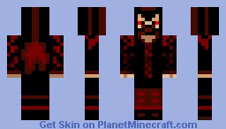 Villain - The Burning Corpse Minecraft Skin