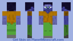 Violet Steve Minecraft Skin