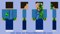 infected guy Minecraft Skin