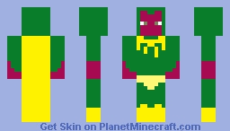 Vision (WandaVision Classic Costume) Minecraft Skin