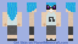 Human Vinyl Scratch Minecraft Skin