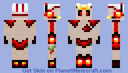 redstone man Minecraft Skin