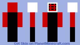 dotted red man Minecraft Skin