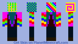 Wacky Patterns Man Minecraft Skin