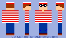Where's Waldo Minecraft Skin