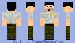 SHANE walking dead series Minecraft Skin