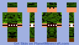 war vet Minecraft Skin