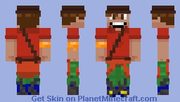 WassMan Adventurer (Remake Minecraft Skin