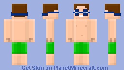 Swimming Dude *Speedo Download Available In Desc.* Minecraft Skin