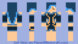 water girl Minecraft Skin