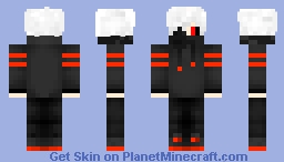 tokyo ghoul Minecraft Skin