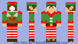 Weihnacht Wichtel Minecraft Skin