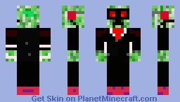 weird creeper dude Minecraft Skin