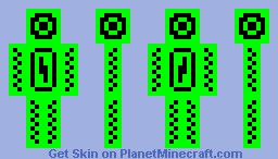Weird intergalactic alien skin Minecraft Skin