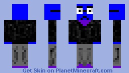 angry man Minecraft Skin