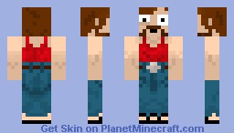 Wedgie guy Minecraft Skin