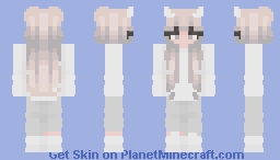 White // Girl Minecraft Skin