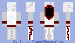 White Devil Monk Minecraft Skin