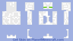 White Enderman Minecraft Skin