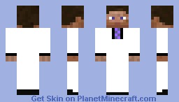 WHITE Businessman Minecraft Skin