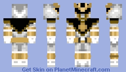 white ranger Minecraft Skin